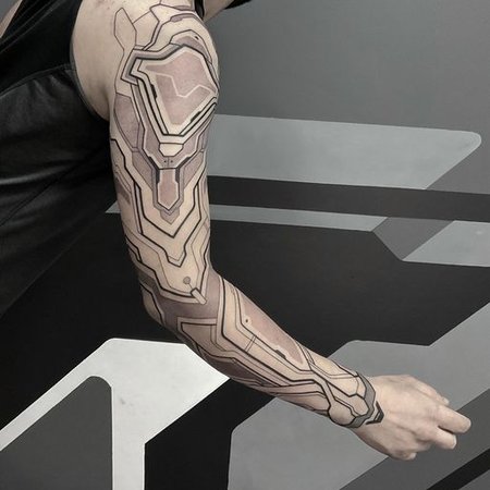 17+ Cyberpunk Style Tattoos: Ideas and Meanings. Style Guide. | VeAn Tattoo