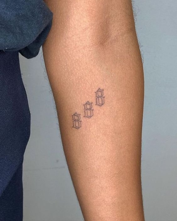 Number tattoos: Ideas, designs and meanings - VeAn Tattoo