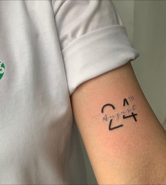 Number tattoos: Ideas, designs and meanings - VeAn Tattoo
