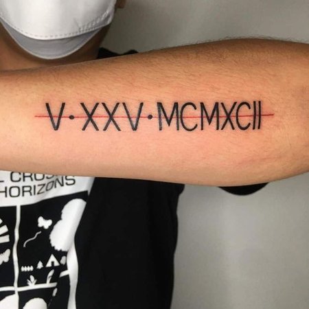 Number tattoos: Ideas, designs and meanings - VeAn Tattoo