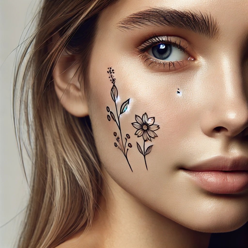 Face tattoos | 15+ Best Tattoo Ideas for Men and Women. The best face ...