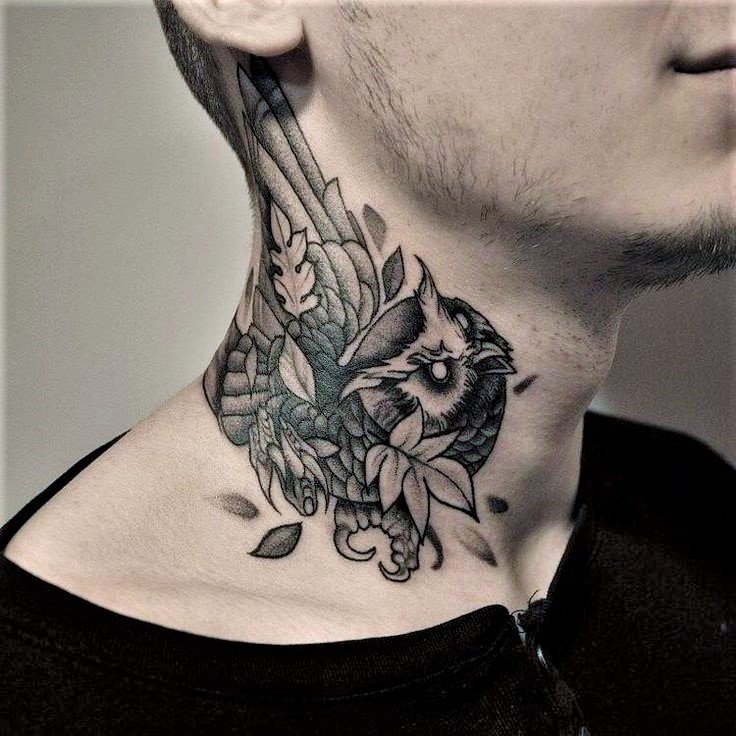 15+ Neck Tattoo Ideas | Best Neck Tattoo Design for Men and Women ...