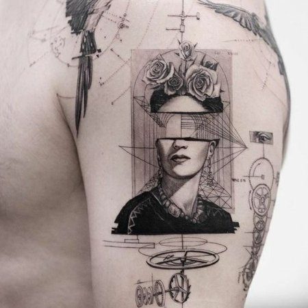 19+ Surrealism Style Tattoos: Ideas and Meanings. Style Guide. | VeAn ...