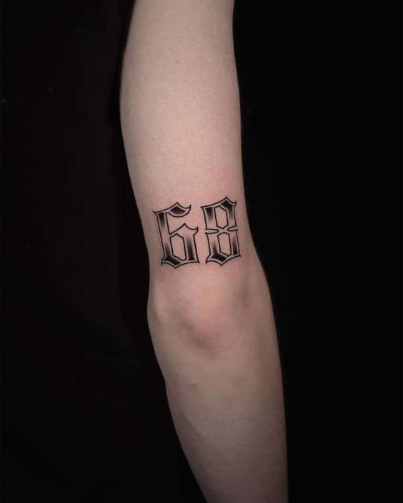 Number tattoos: Ideas, designs and meanings - VeAn Tattoo