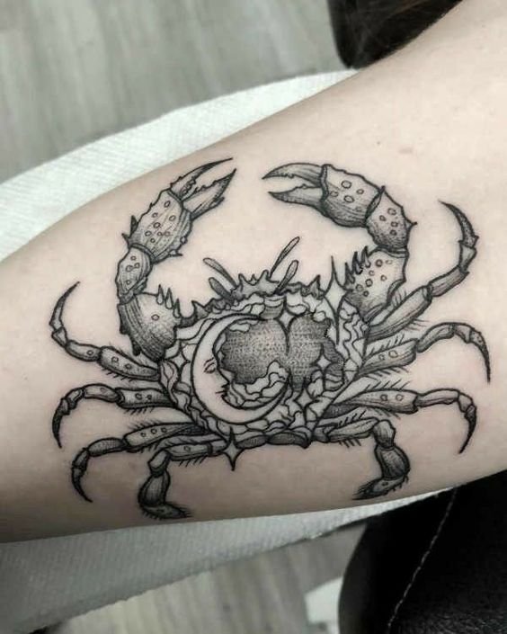25+ Best Tattoos for cancer zodiac: Designs & Meanings & Ideas | VeAn ...