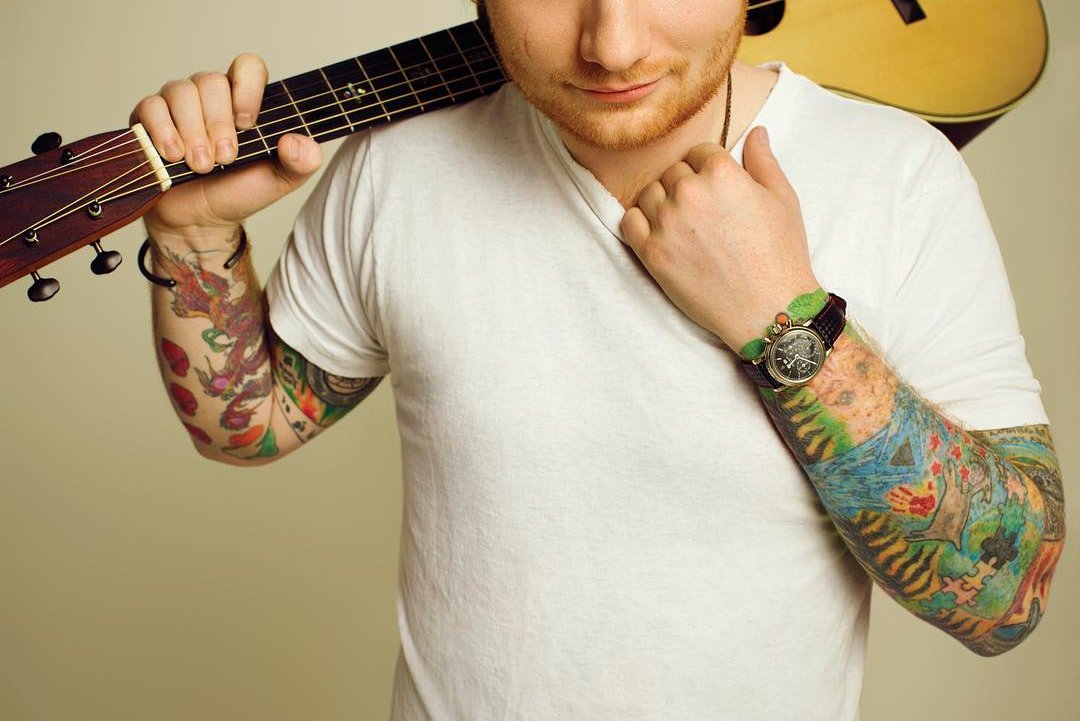Ed Sheeran | interesting tattoos and meaning - VeAn Tattoo