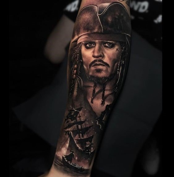 Pirate tattoos: Symbolism and popular symbols - VeAn Tattoo