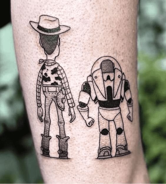 Toy Story tattoos: meaning | interesting sketch ideas. | VeAn Tattoo