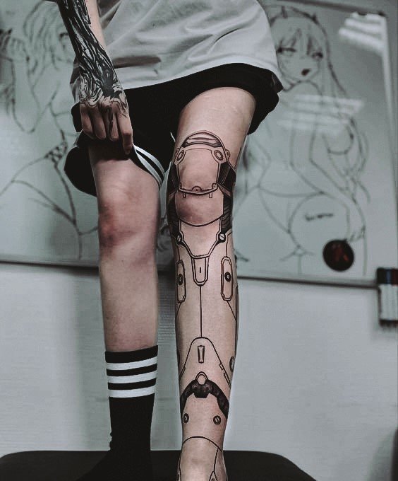 17+ Cyberpunk Style Tattoos: Ideas and Meanings. Style Guide. | VeAn Tattoo