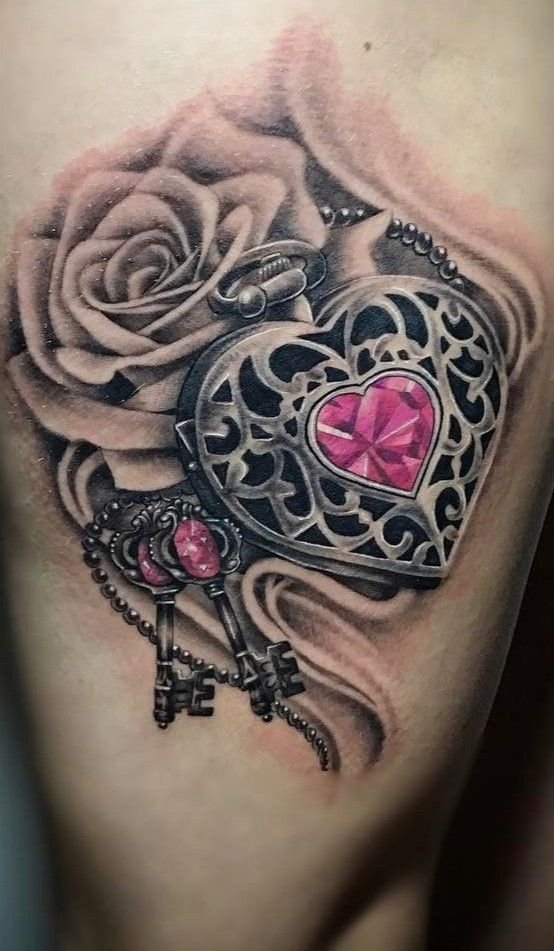 Padlock tattoo: who likes these tattoos, designs and styles - VeAn Tattoo