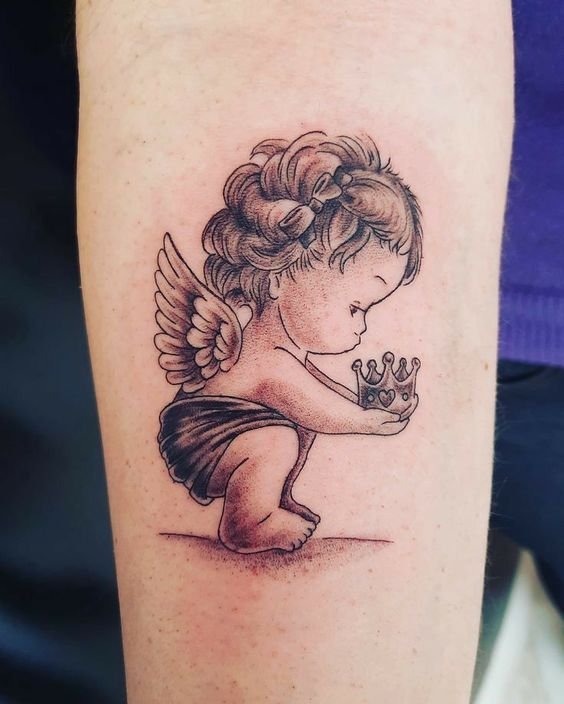 23+ Designs of Angel tattoo for men and women - VeAn Tattoo