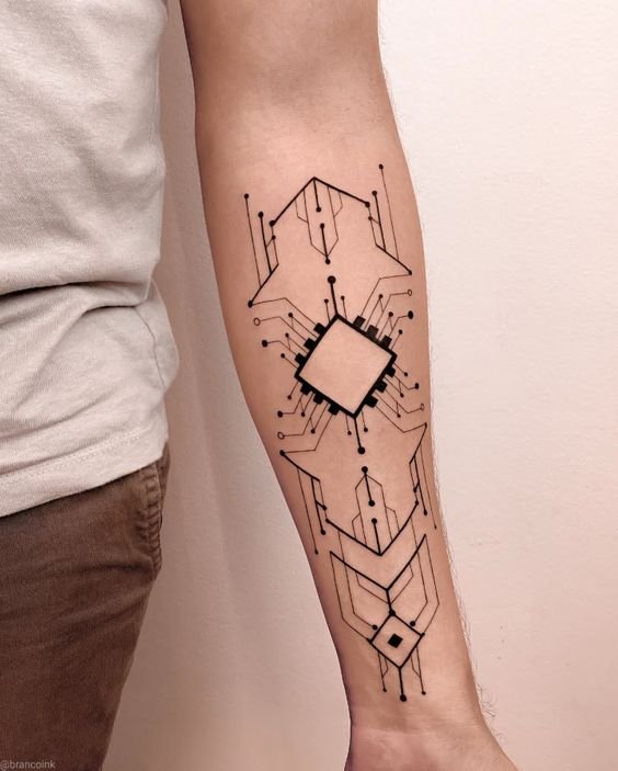 17+ Cyberpunk Style Tattoos: Ideas and Meanings. Style Guide. | VeAn Tattoo