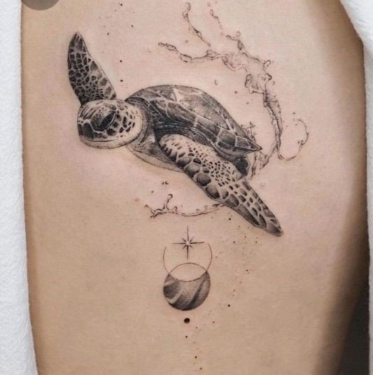 Turtle tattoo: styles and meaning | 37+ Designs for men and women ...