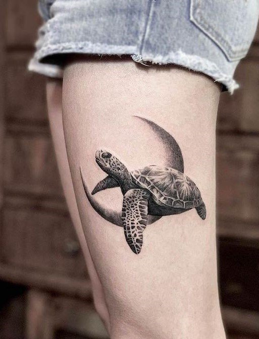 Turtle tattoo: styles and meaning | 37+ Designs for men and women ...