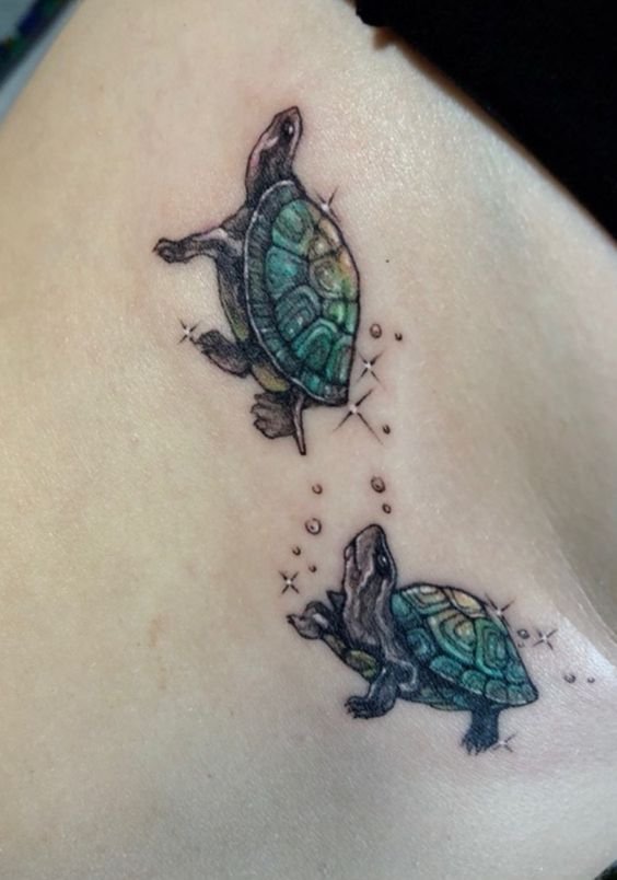 Turtle tattoo: styles and meaning | 37+ Designs for men and women ...