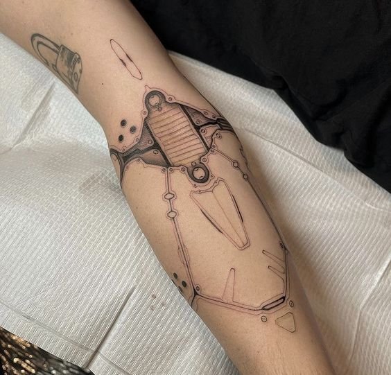 17+ Cyberpunk Style Tattoos: Ideas and Meanings. Style Guide. | VeAn Tattoo