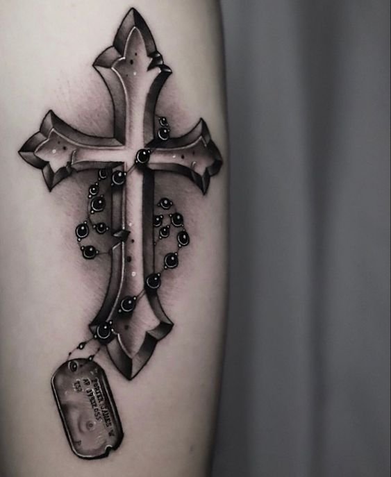 23+ Designs of Cross tattoo for men and women - VeAn Tattoo