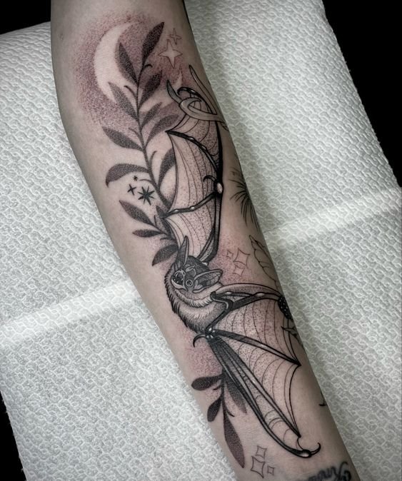 23+ Designs of Bat tattoo for men and women - VeAn Tattoo