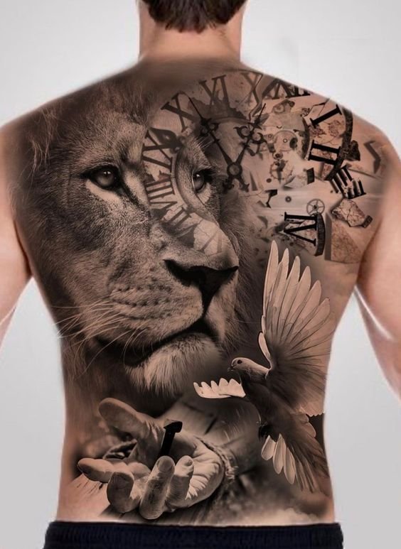 23+ Designs of Lion tattoo for men and women - VeAn Tattoo