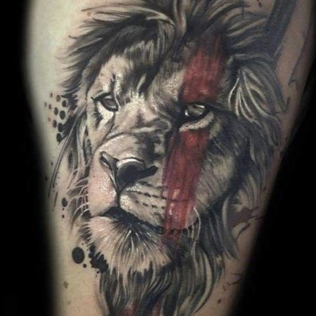 23+ Designs of Lion tattoo for men and women - VeAn Tattoo
