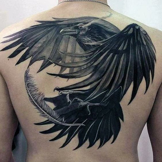 Raven tattoo: styles and meaning | 42+ Designs for men and women - VeAn ...