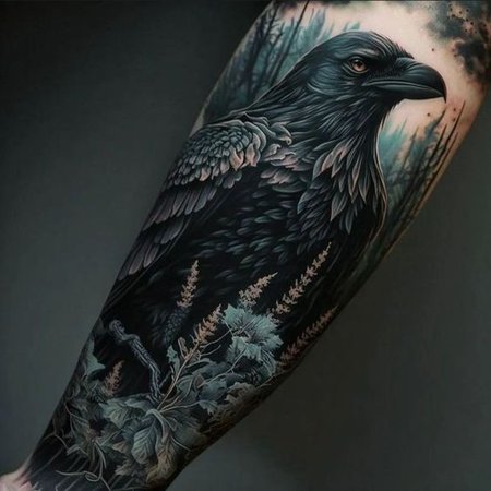 Raven tattoo: styles and meaning | 42+ Designs for men and women - VeAn ...